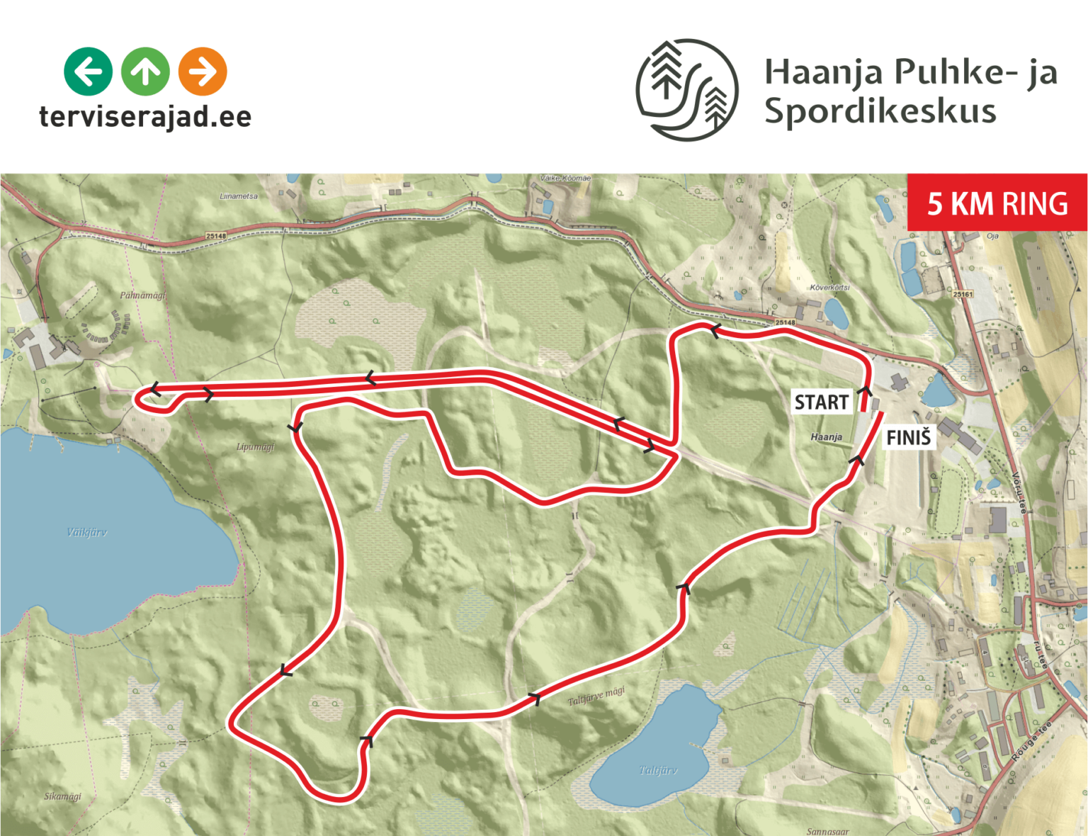 Haanja Puhke- ja Spordikeskus - Terviserajad