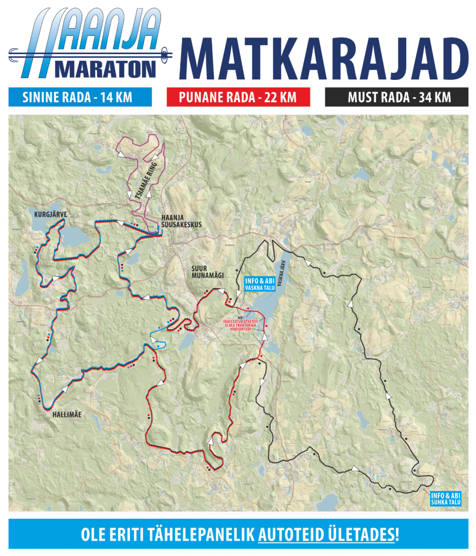 Haanja Puhke- ja Spordikeskus - Terviserajad